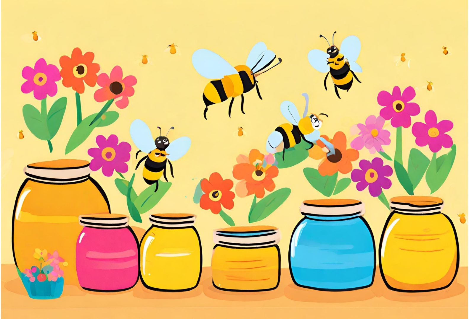 "Busy Bees and the Sweet Art of Teamwork and Math"